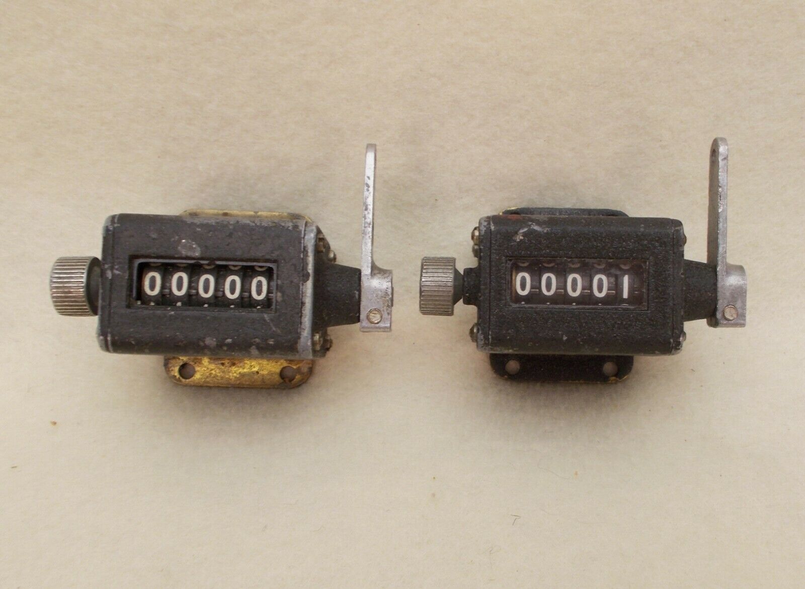 Vintage Veeder-Root Manual Analog Counters 5 Digit -- Antique Price ...