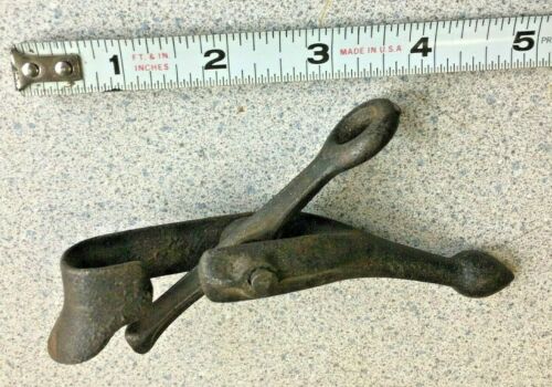 Cast Iron Barn Hardware Rope Stop Sling Pulley Trolley Tool Vintage ...