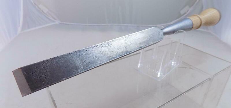 Antique USA Made Cast Steel Woodworking Tool Chisel 3/4" Cut 13" Long ...