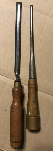 Vintage Buck Brothers Wood Chisel 1/4 And 1/2 Inch Wood Carving ...