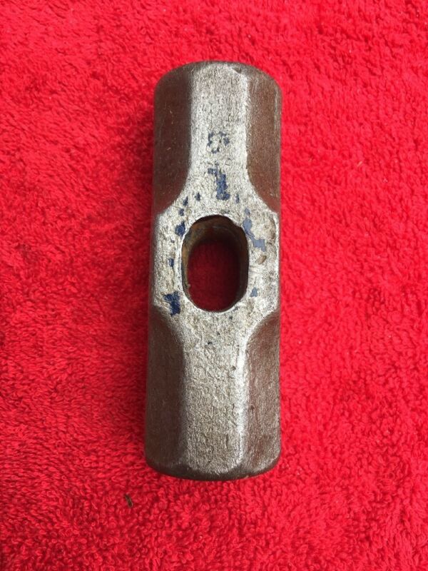 VINTAGE 2 POUND BLACKSMITH''S OR ENGINEERS ONE HAND SLEDGE HAMMER HEAD ...