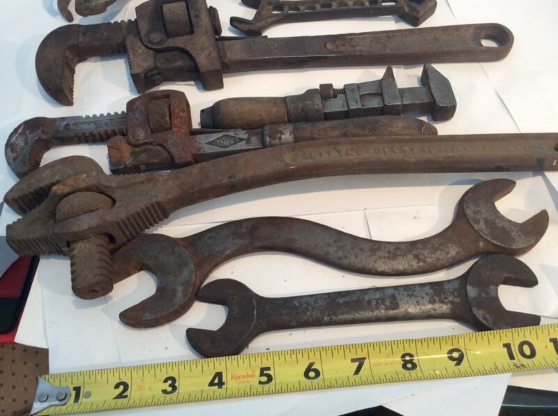 Lot of 8 1920''s Antique Mechanic''s Tools As Found -- Antique Price ...