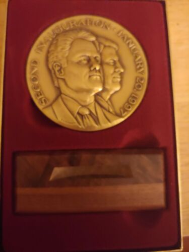 1997. Presidential Inaugural Medal Bill Clinton -- Antique Price Guide ...