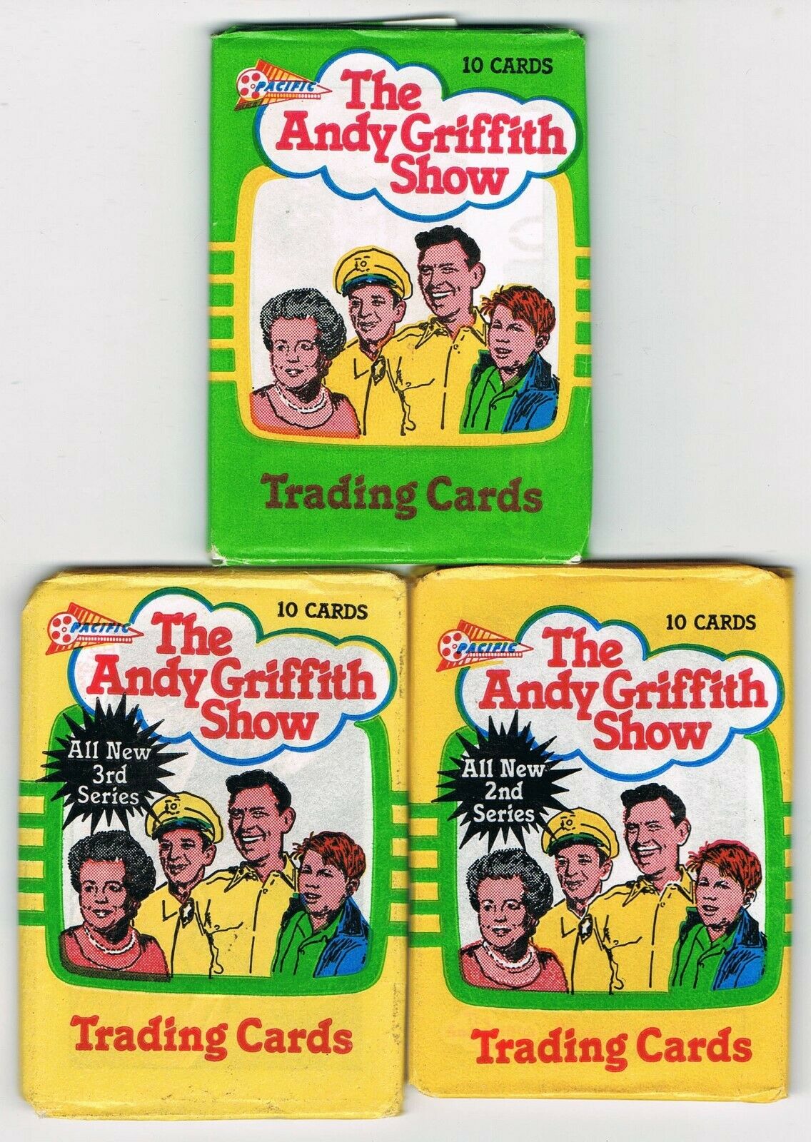 Andy Griffith Show Trading Cards Series 1,2,3 Wax Pack -- Antique Price ...