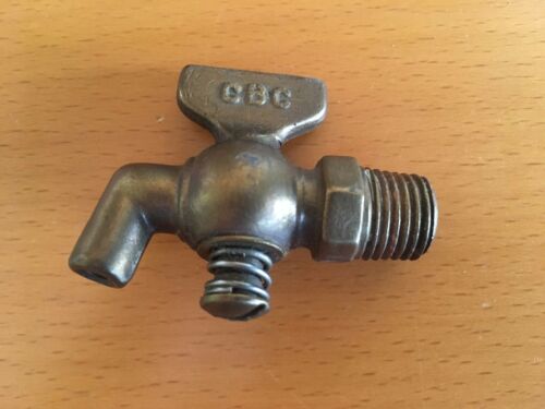 Vintage CBC brass valve petcock steampunk hit and miss steam valve ...