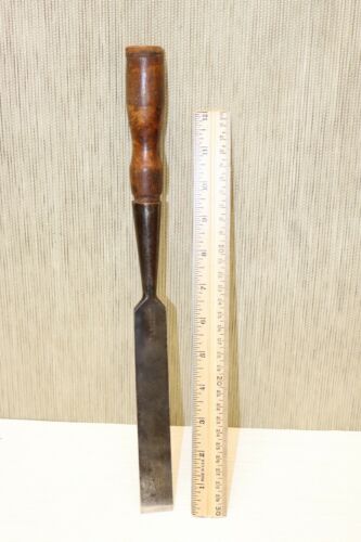 OLD WOOD CARVING TOOLS Vintage 1" Witherby Firmer Socket Chisel ...