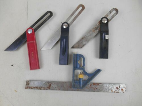 Lot of Vintage Stanley Sliding T Bevel Squares & Stanley Carpenters ...