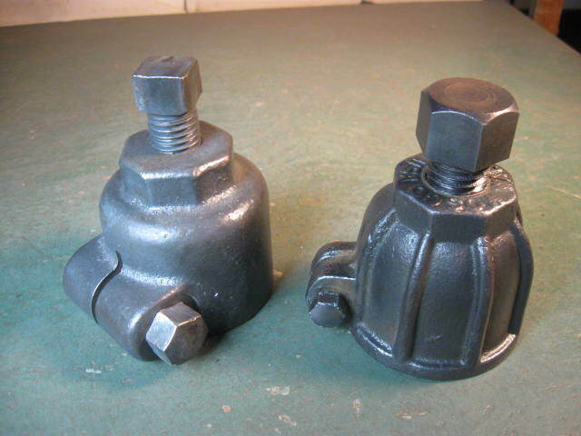 OLD USED VINTAGE MACHINING TOOLS MACHINIST JACK STANDS PAIR -- Antique ...