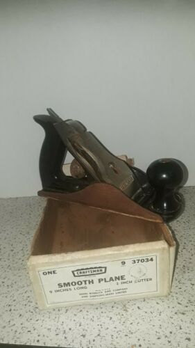 VTG Craftsman Smooth Bottom Hand Plane 37034 Millers Falls 1960''s ...