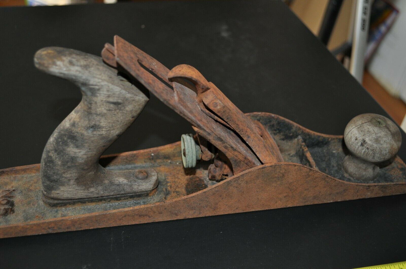 Old Stanley Bailey # 5 2-3/8" Wood Planer Corrugated California Gold ...