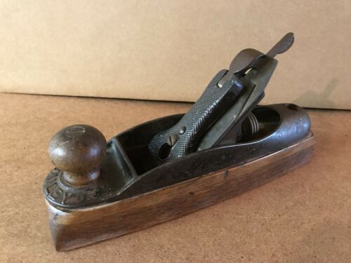 Vintage Stanley Bailey Wood Base Plane Missing Back Handle Restoration ...