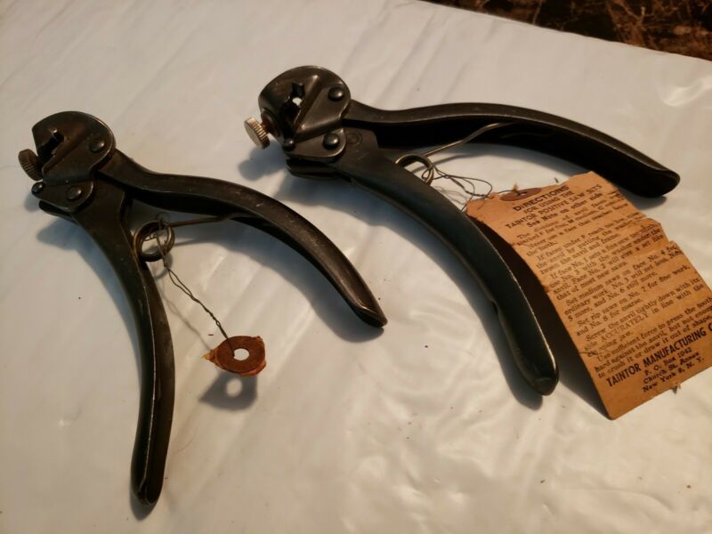 STANLEY No 42X TAINTOR POSITIVE HAND SAW TOOTH SET PISTOL GRIP SETTING ...