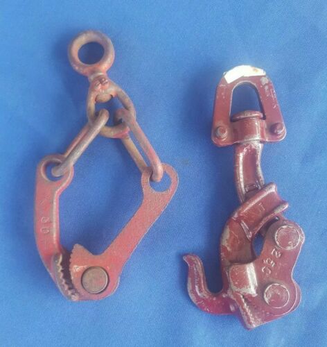 2 Vintage Durbin Durco Barb Wire Fence Stretcher Cast Iron Wire Grips ...