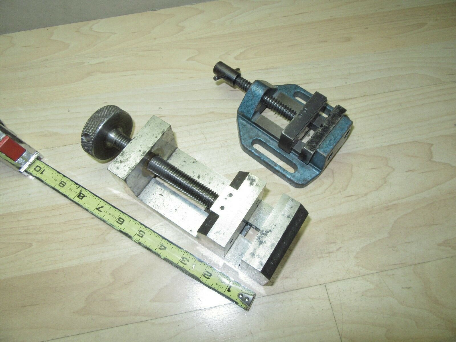 2 Vintage Machinist Vise work hold tools 1 machinist made dated 1942 ...