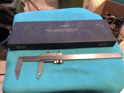 Rare Vintage American Measuring Instruments Corp. Caliper In Box ...