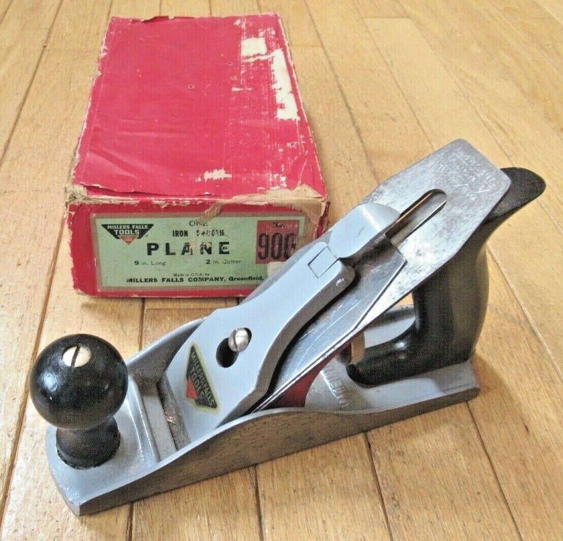 Vintage Millers Falls No. 900 - 9" Smooth Bottom Plane - U.S.A ...