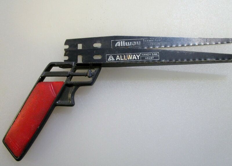 ALLWAY HANDY SAW NEST with 3 HB24T Blades. Cuts in 4 Locked Positions ...