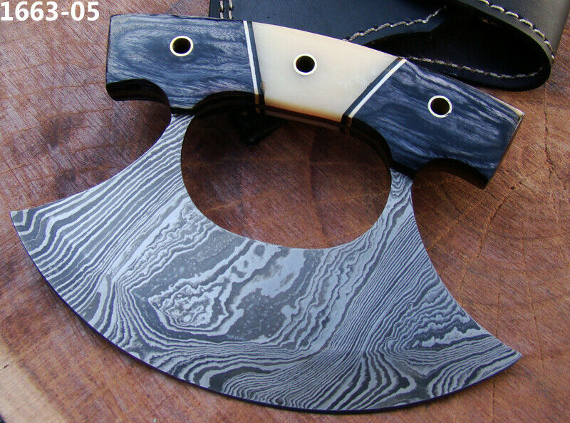Alistar Superb Beautiful Handmade ULU Axe With Leather Sheath (1663-5 ...