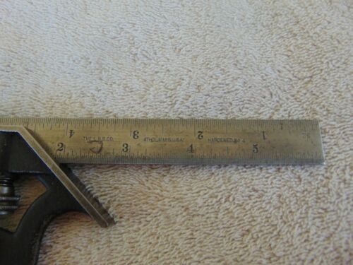 6 INCH L.S. STARRETT COMBINATION SQUARE -- Antique Price Guide Details Page