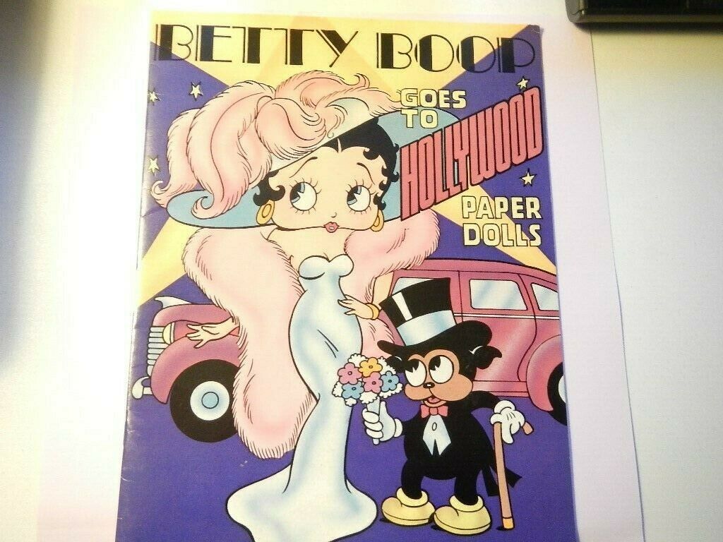 Vintage Betty Boop Goes To Hollywood Paper Dolls 1984 From Bettys Store Antique Price Guide