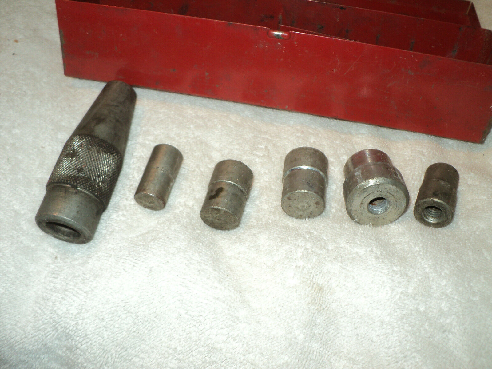 VINTAGE MAC TOOLS SMALL TOOL BOX/CASE IMPACT WRENCH ACCESSORIES ...