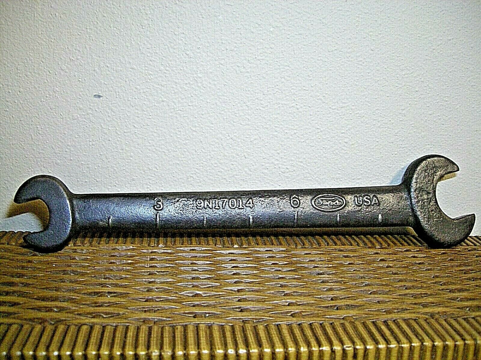 Vtg Ford 9N Tractor Wrench 9N17014 Plow/Tank Measure Wrench w/Inch ...