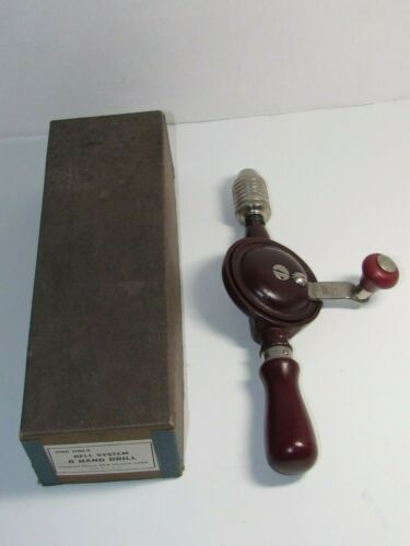 VTG Bell System B Hand Drill Stanley Tools In Original Box Brand New ...