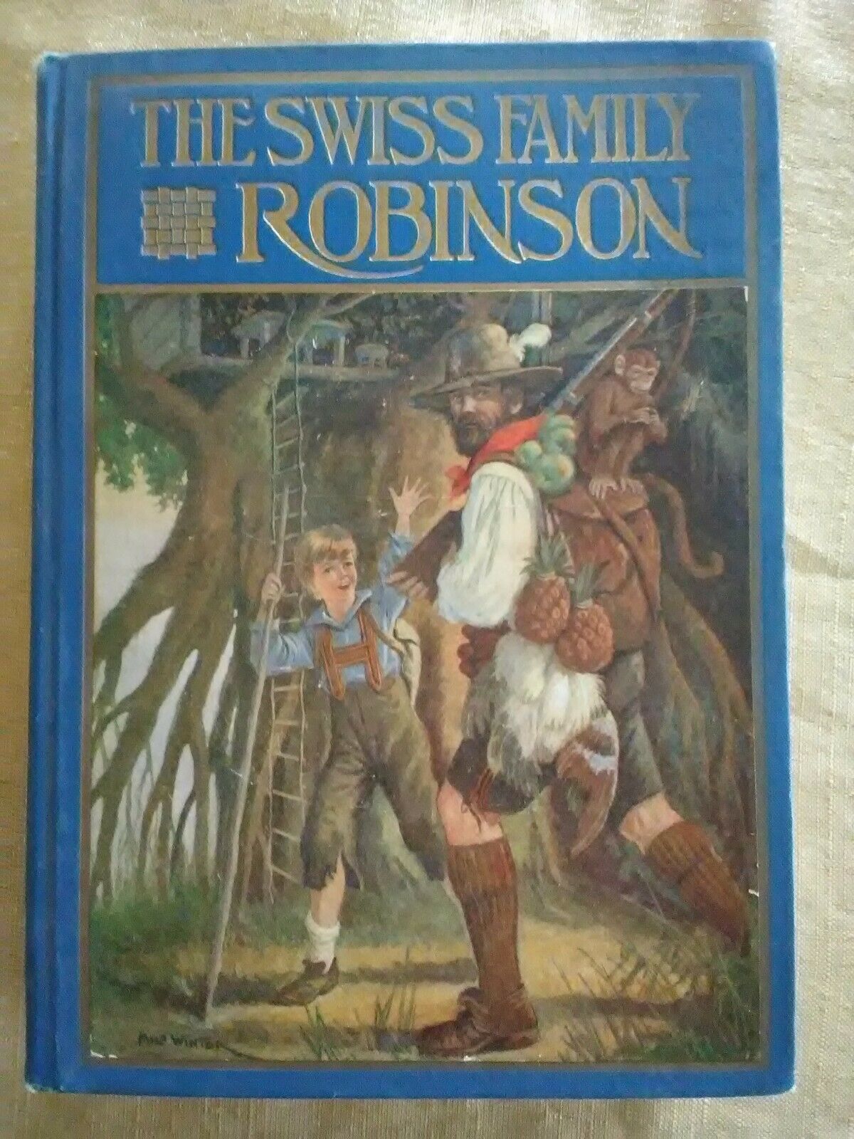 The Swiss Family Robinson book by Jean Rudolph Wyss 1922 Rand McNally ...