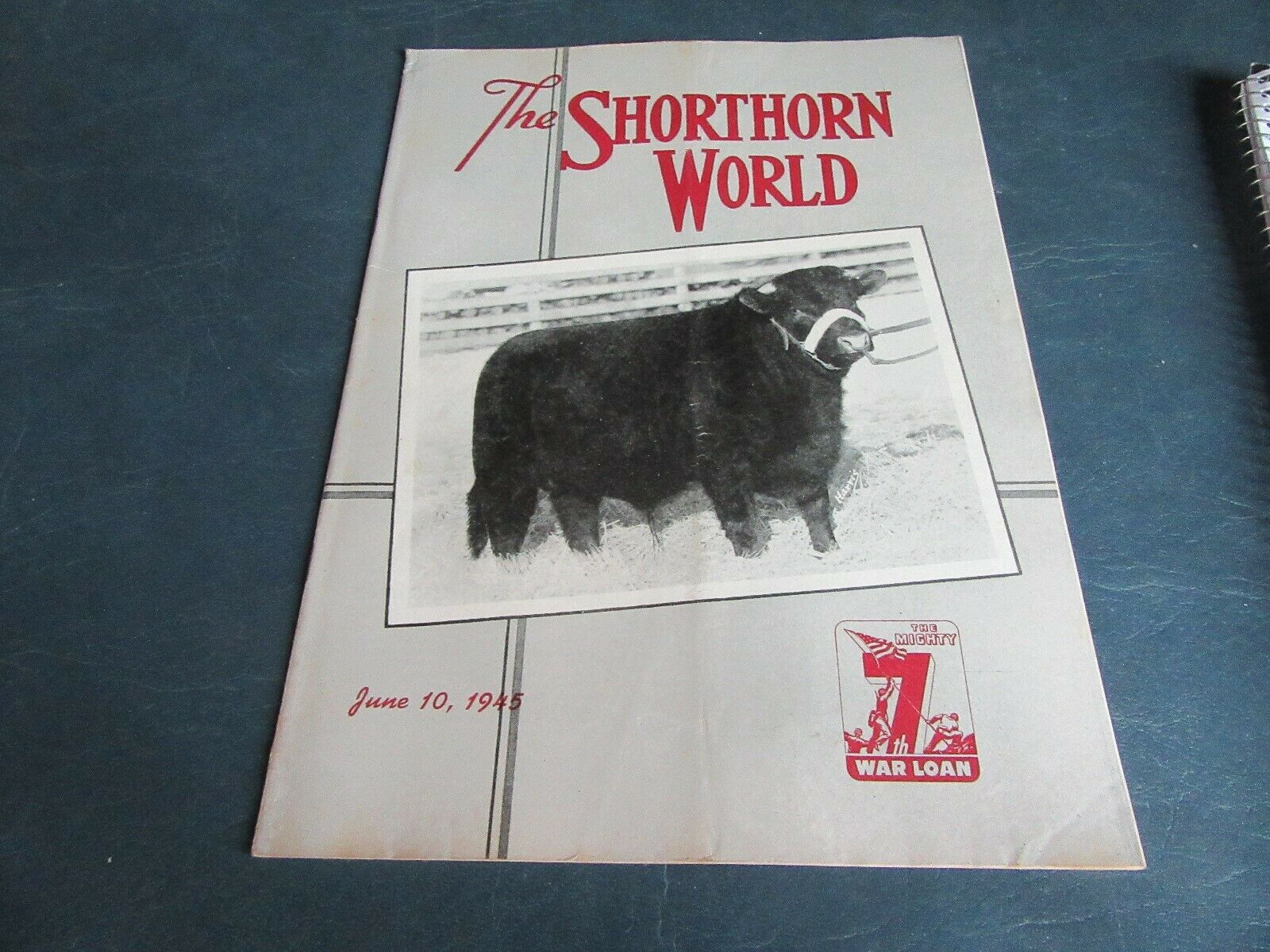 Shorthorn World Cattle Magazine 1945 June 10 Lot 19-18 -- Antique Price ...