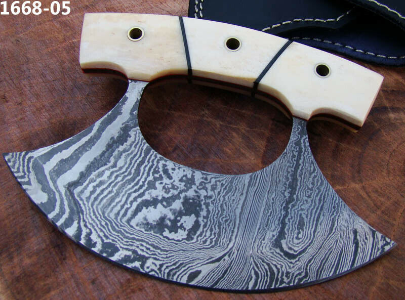 Alistar Beautiful Handmade ULU Axe With Leather Sheath (1668-05(5400 ...