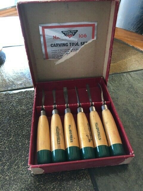 Millers-Falls 6-Piece Carving Tool Set No. 106 -- Antique Price Guide ... Millers-Falls 6-Piece Carving Tool Set No. 106 -- Antique Price Guide ...