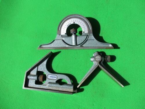MITUTOYO Combination Square, Protractor & Angle Gauges-- Machinist ...