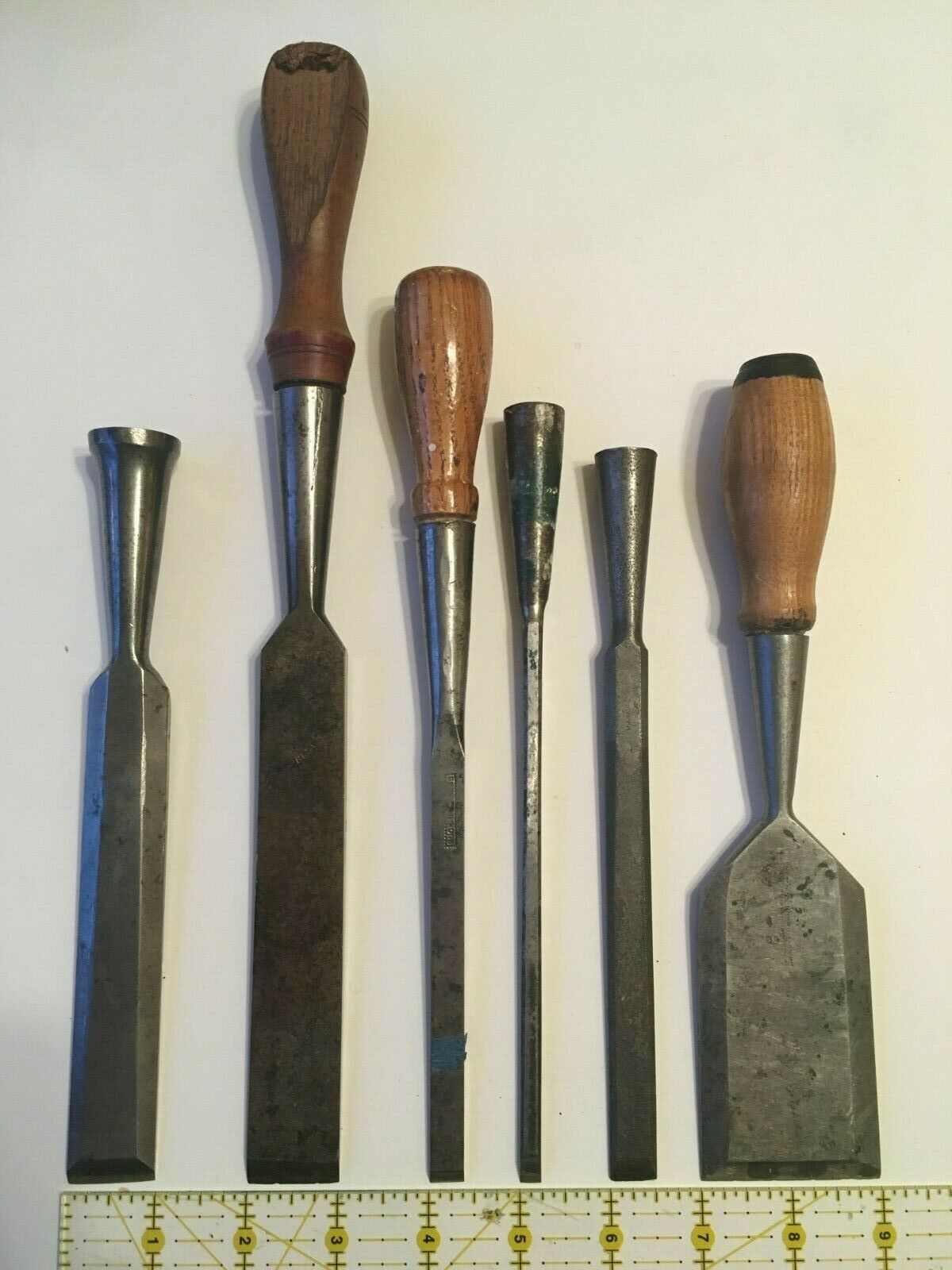Various Vintage Socket Chisels widest 2" -- Antique Price Guide Details ...