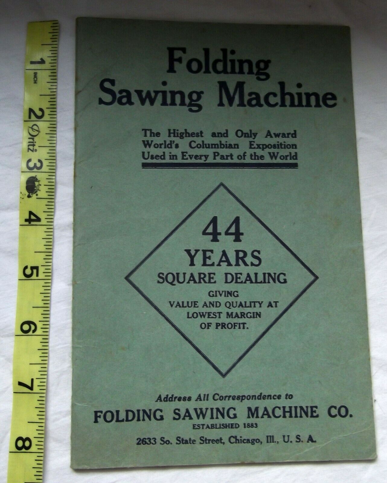 Folding Sawing Machine Co., Chicago - Catalog & Testimonials - circa ...