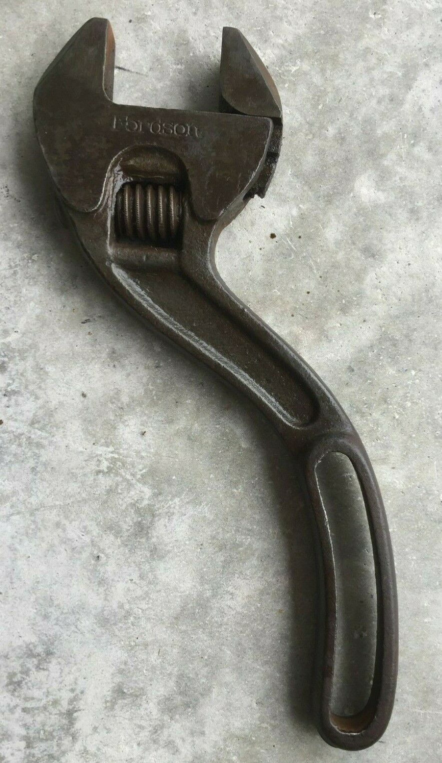 Fordson Antique Cast Iron Offset Adjustable Tractor Wrench -- Antique ...