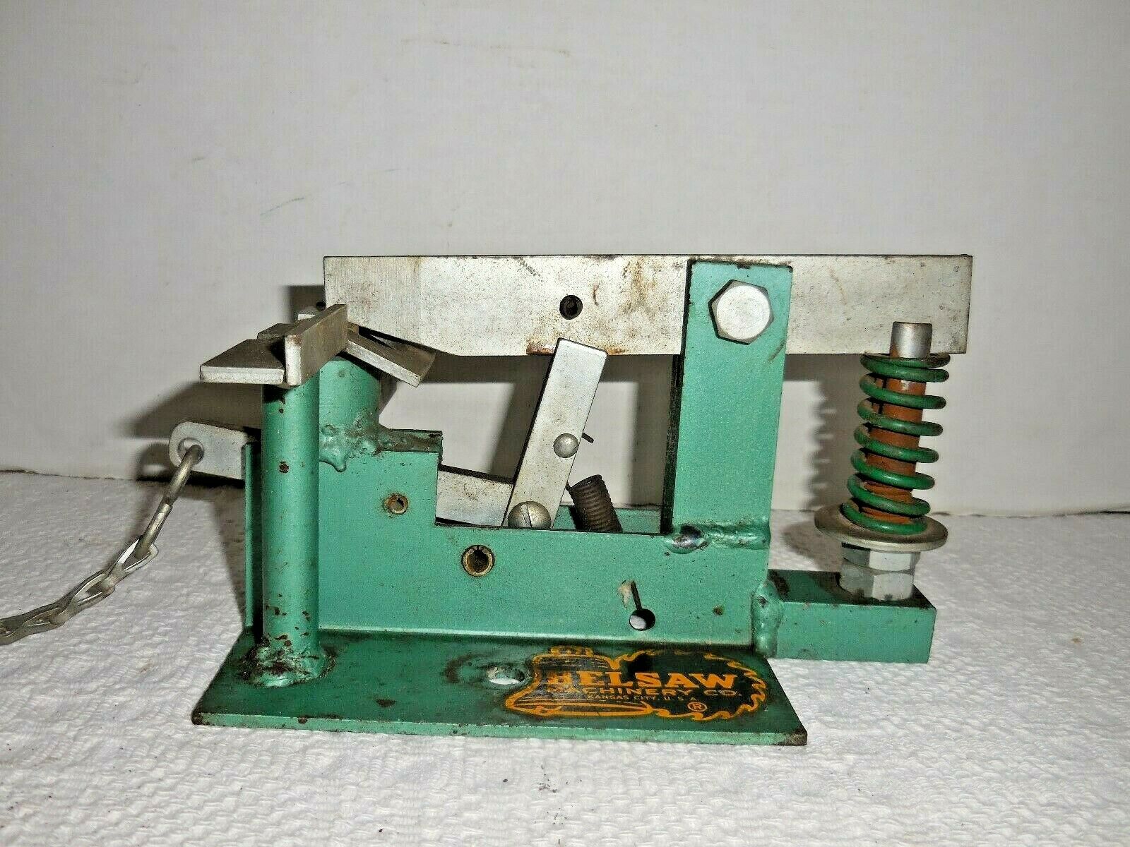 Vintage BELSAW Tooth Setter for Hand Saws Bench Mount -- Antique Price ...