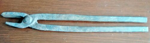 Antique Vintage Blacksmith 15 1/2" Tool, Tong Hand Tool Forge Fire ...