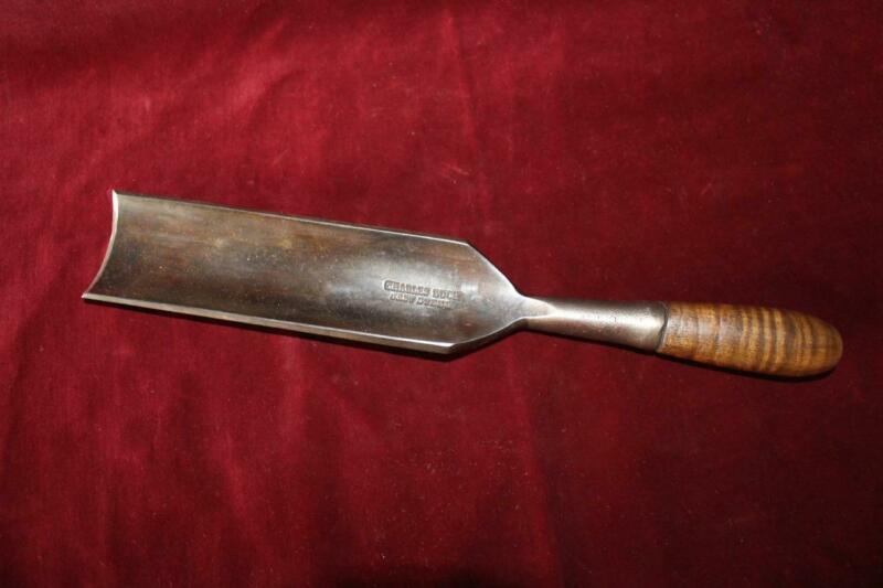 Superb Vintage Charles Buck 2" Gouge/Chisel W/Original Tiger Maple ...