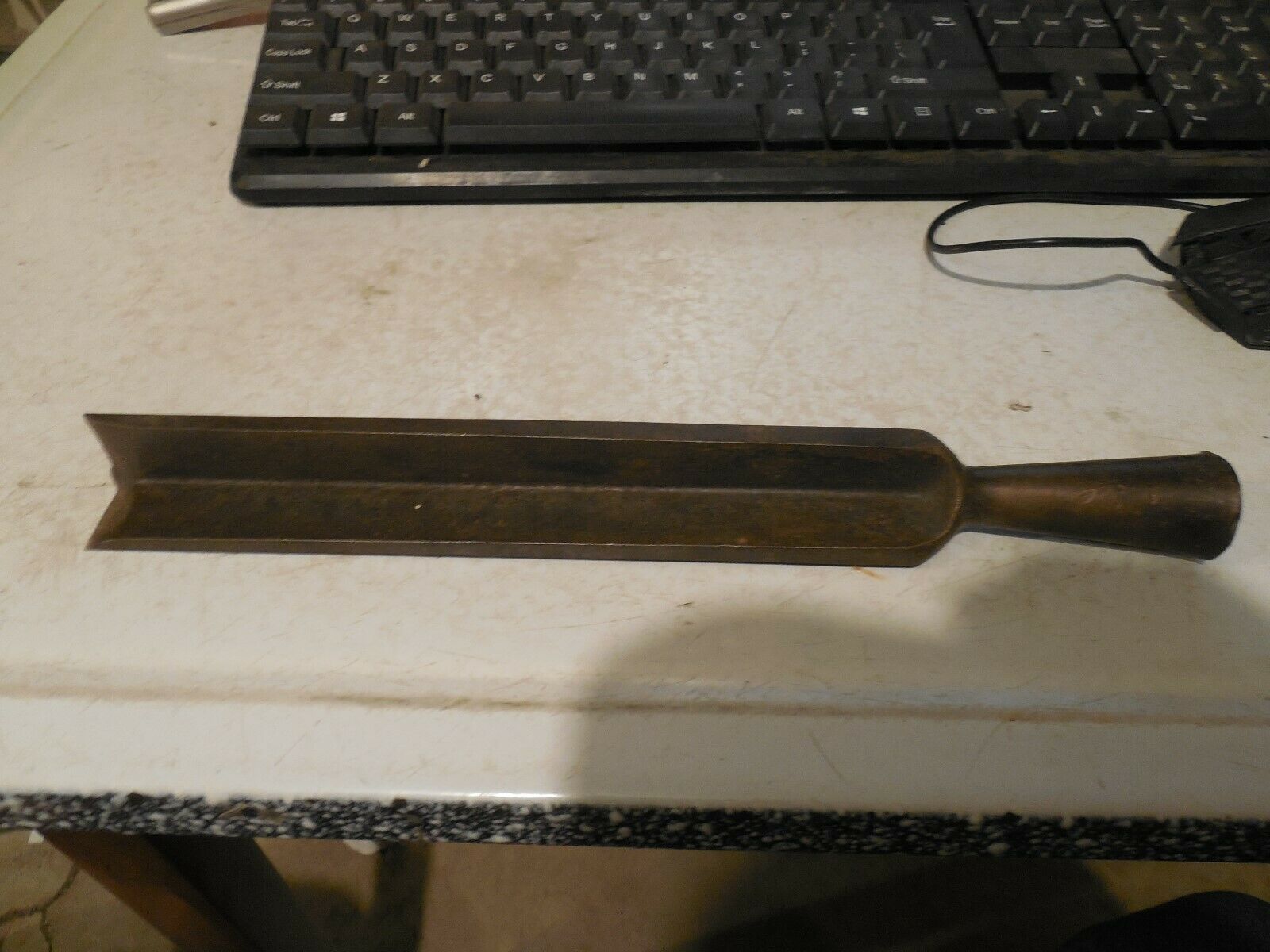 OLD FULTON CORNER CHISEL TOOL TIMBER FRAME GOUGE VINTAGE ANTIQUE ...