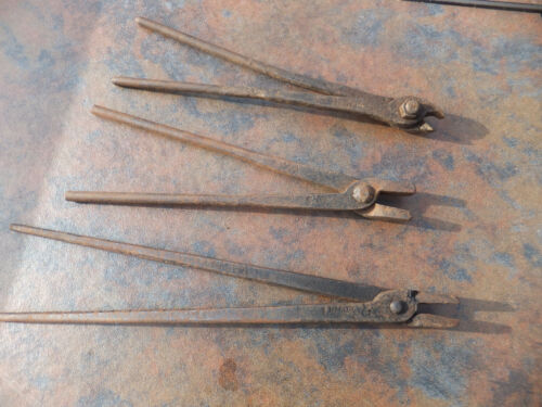 3 Vintage MORLEY Nippers Farrier Horseshoe Blacksmith Nipper Plier ...