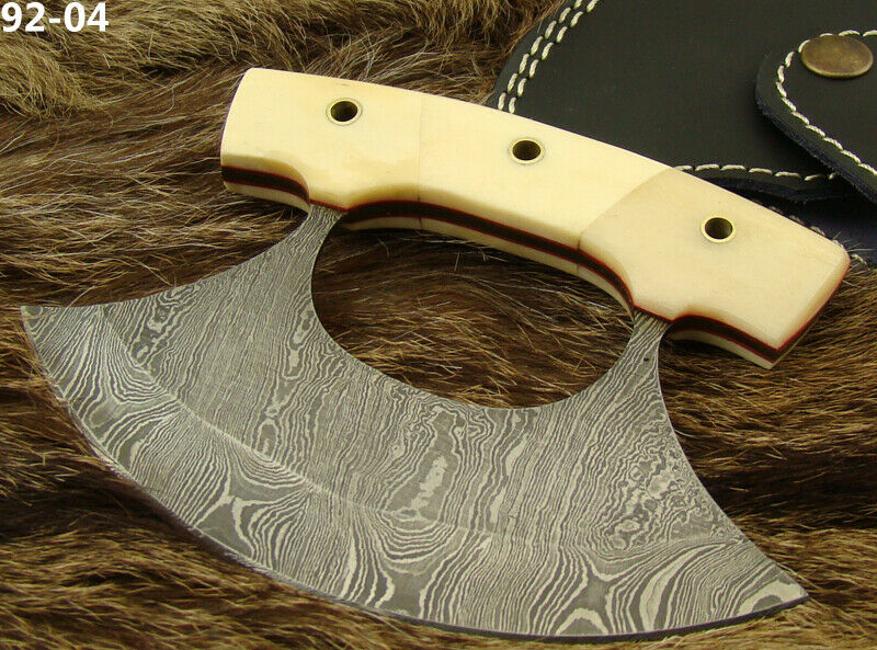Alistar Beautiful Handmade ULU Axe With Leather Sheath (92-04 ...