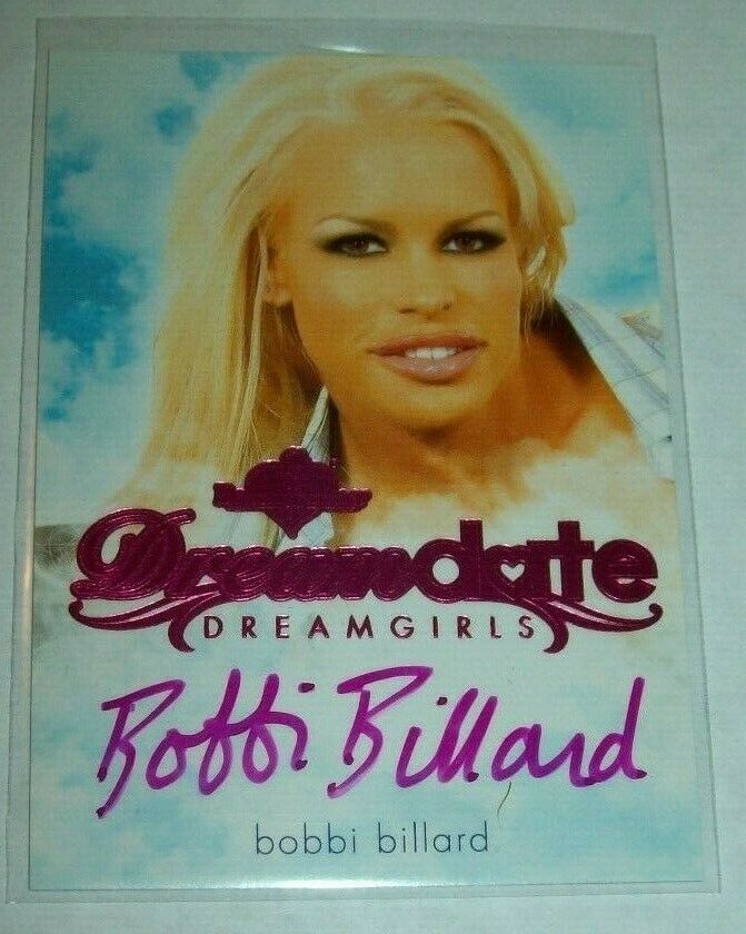 2016 DG DD Bobbi Billard Pink Foil Autographed Bench Warmer Card ...