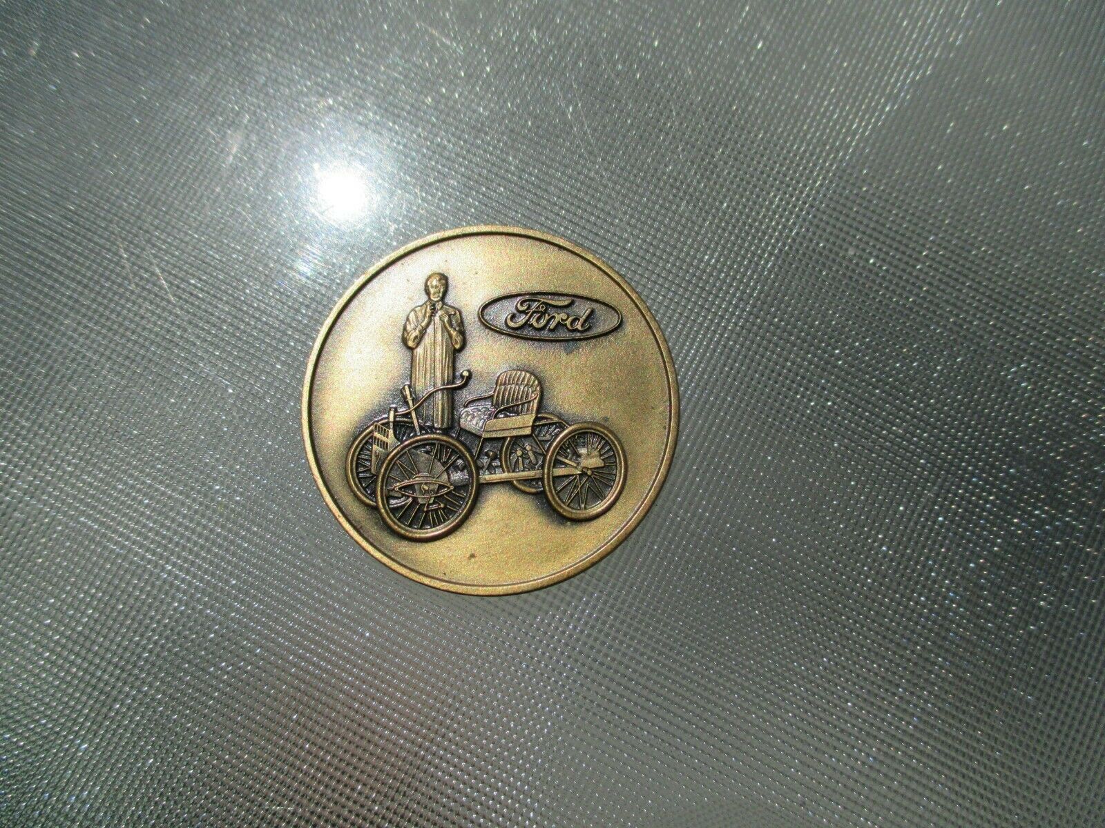 Vintage Brass Ford Vintage Car Advertising Token -- Antique Price Guide ...