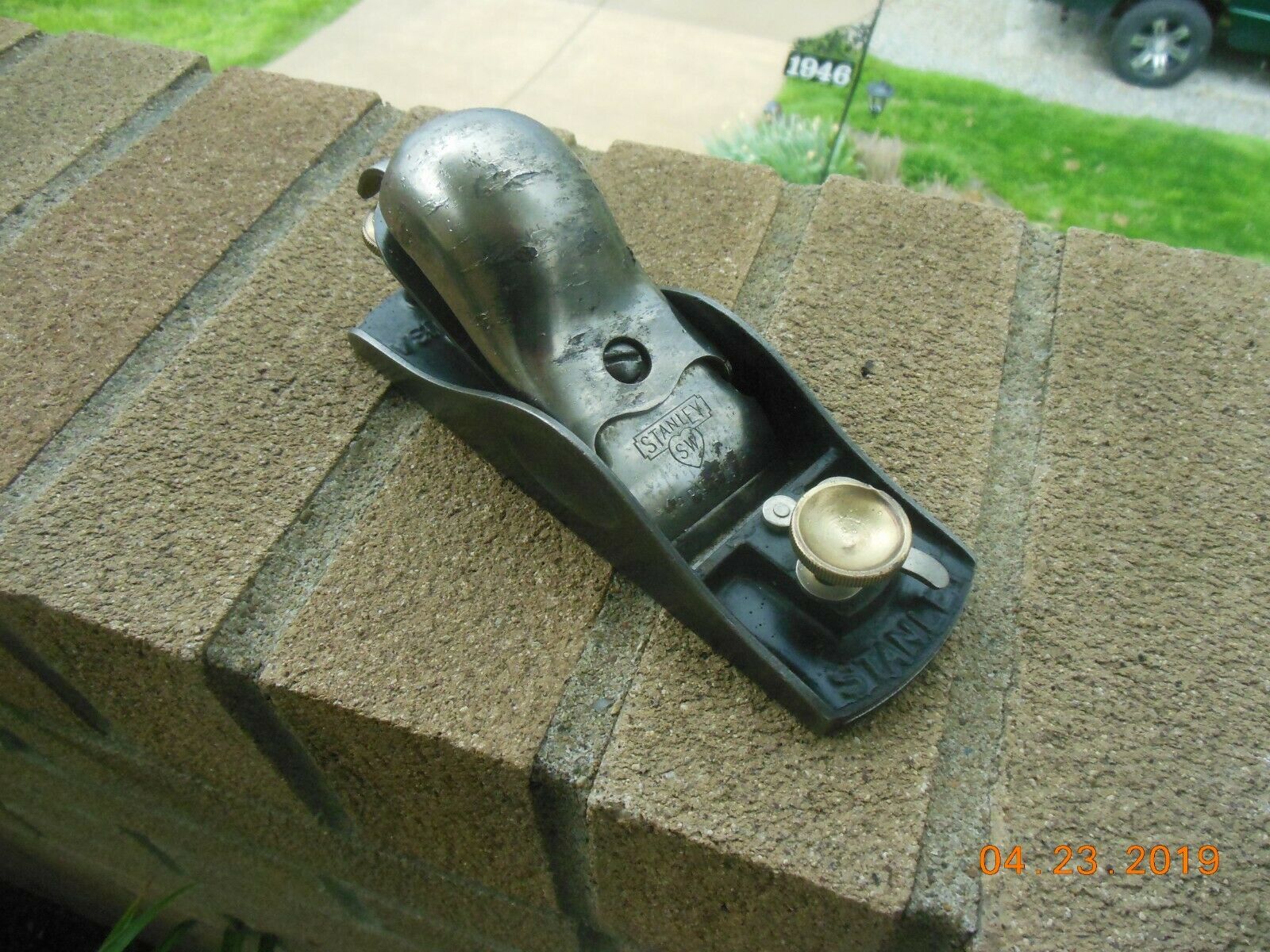 Stanley no. 18 adjustable throat block plane(sweetheart) -- Antique ...