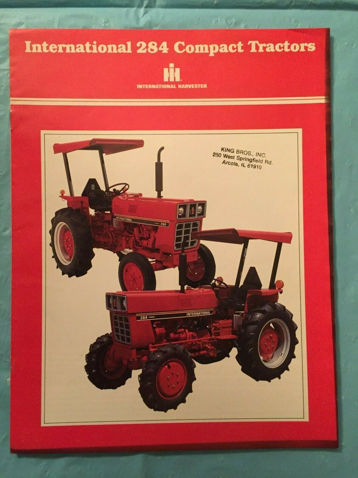 1983 International "Model ''284'' Compact Tractors" Tractor Dealer ...