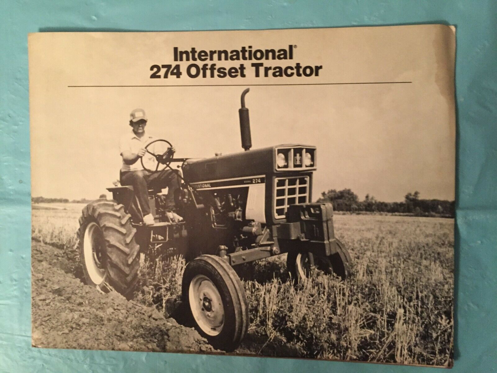 1980 International "Model 274 Offset Tractor" Tractor Dealer Sales ...