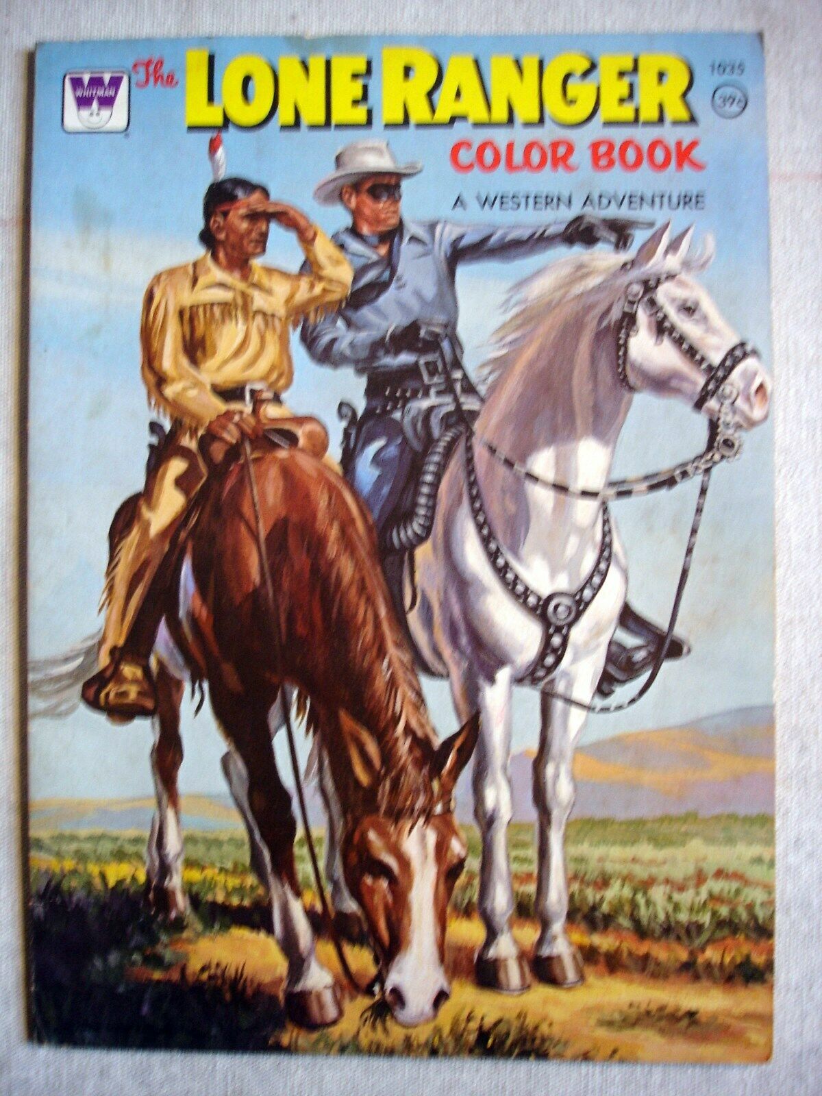 COLLECTABLE LONE RANGER COLORING BOOK. 1946. MEASURES 8 X 11 IN ...