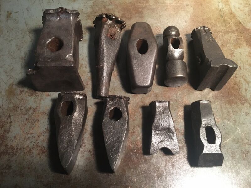 Antoque Blacksmith Hammers Flatter Punch Sledge Butcher Top Tool Ball ...