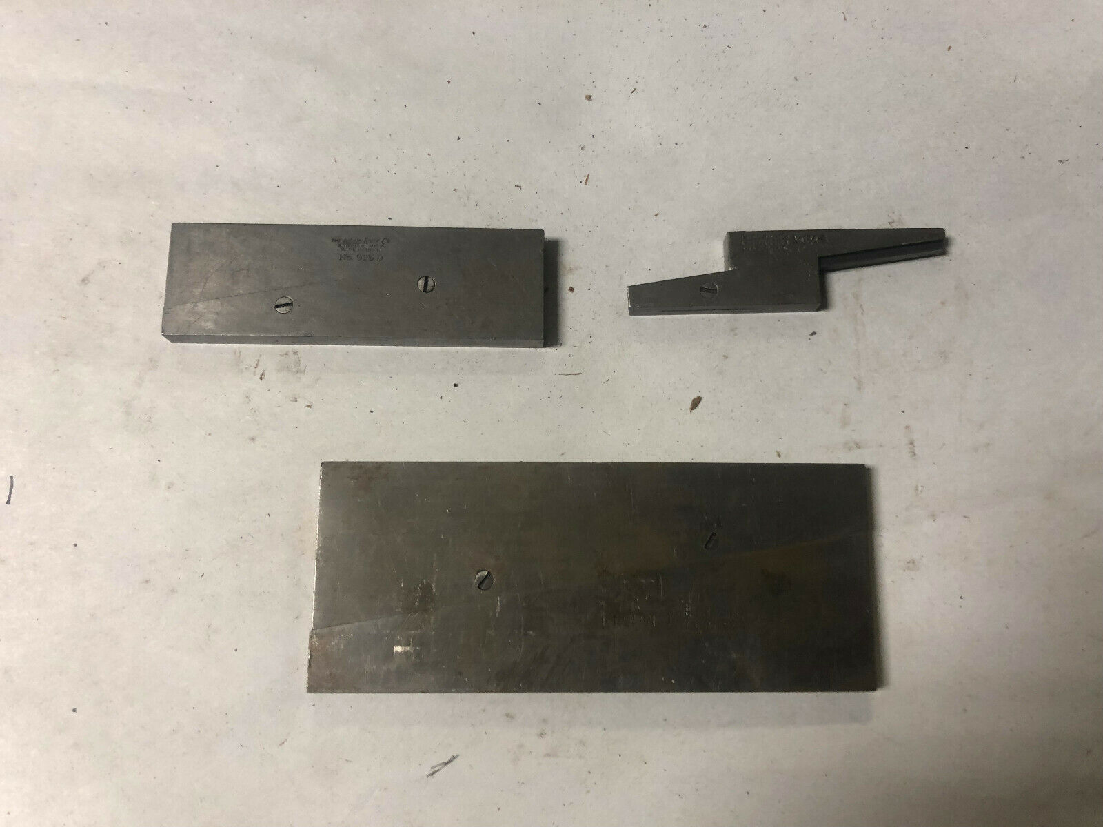 MACHINIST TOOLS LATHE MILL Adjustable Parallel Blocks Starrett Lufkin ...