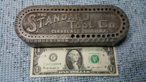 Vintage Standard Tool Company Drill Bit Index Stand Cleveland Ohio USA ...